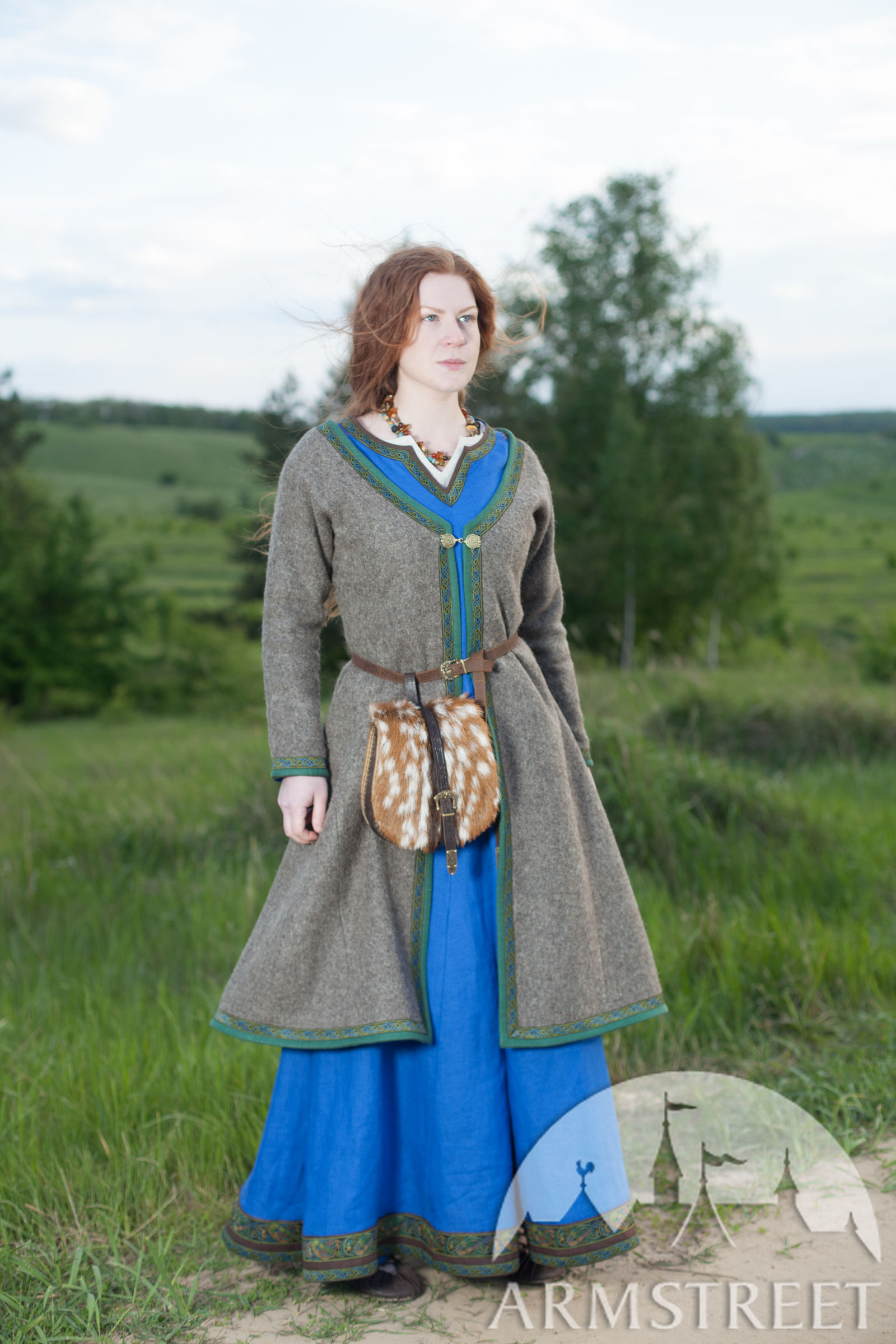 Traditional Viking Belt Bag. Available in: brown leather :: by medieval ...